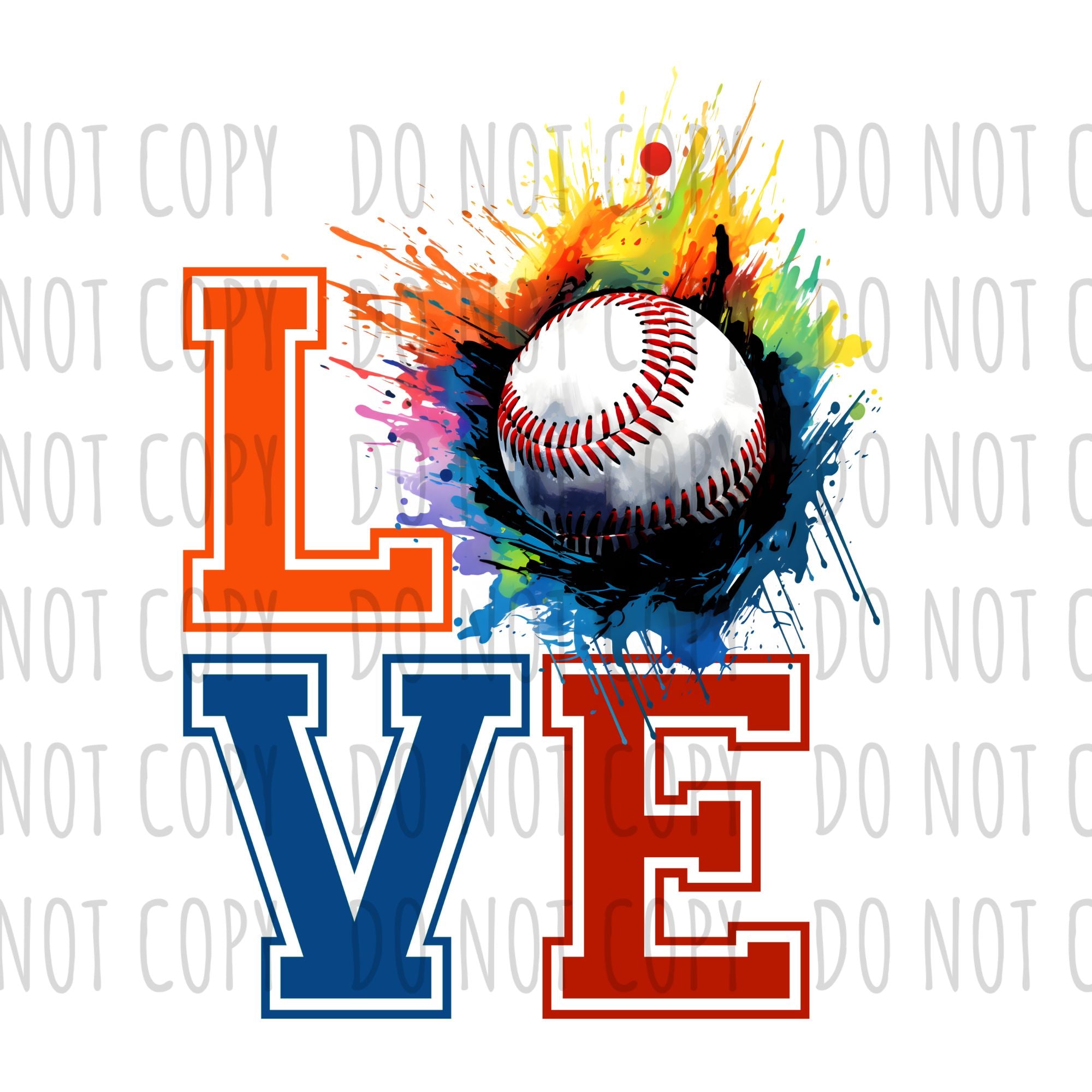 DIGITAL DOWNLOAD - Baseball Love (PNG) – BeJoyful Transfers